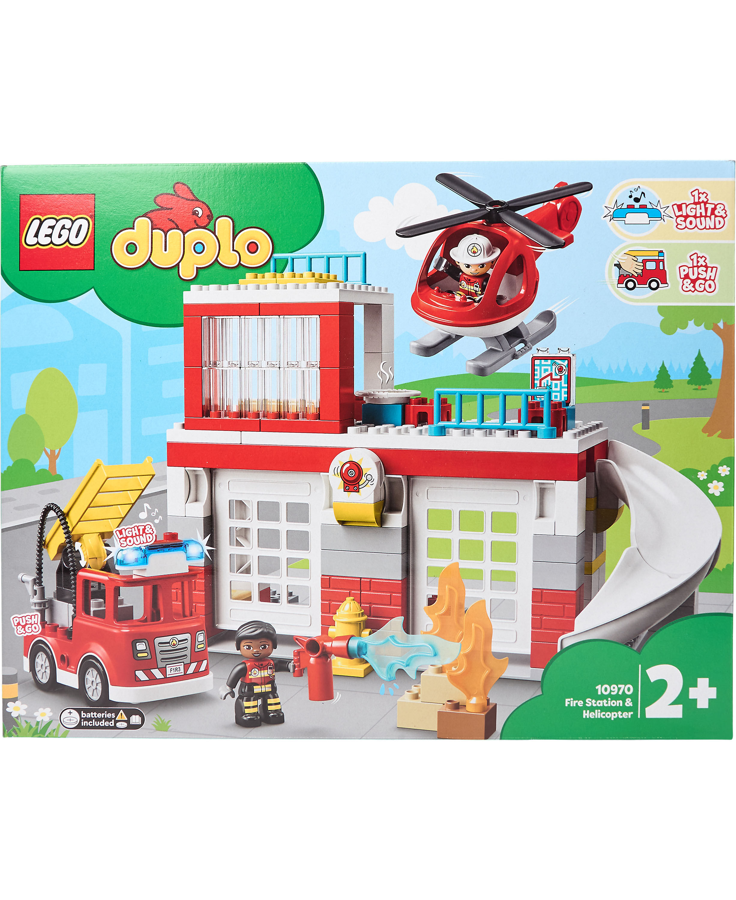 Brandstation og helikopter 10970